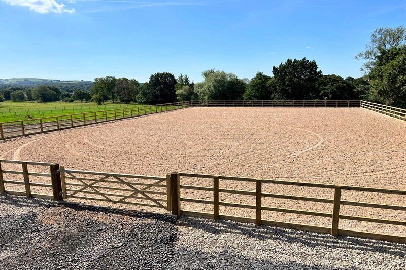 Outdoor Horse Arena Construction Case Study - Process & Results